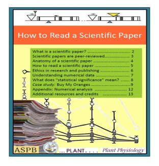 “How to Read a Scientific Paper” and “Case Study: Reading a Plant ...
